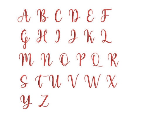 Hello Font,dst,calligraphy Fonts,machine Embroidery,embroidery Font ...