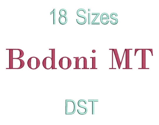 Bodoni MT Fontdstcalligraphy Fontsmachine - Etsy