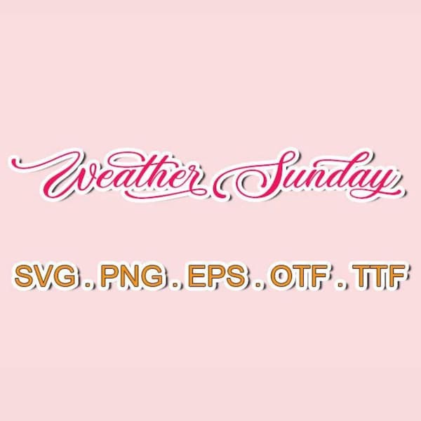 Weather Calligraphy - Etsy