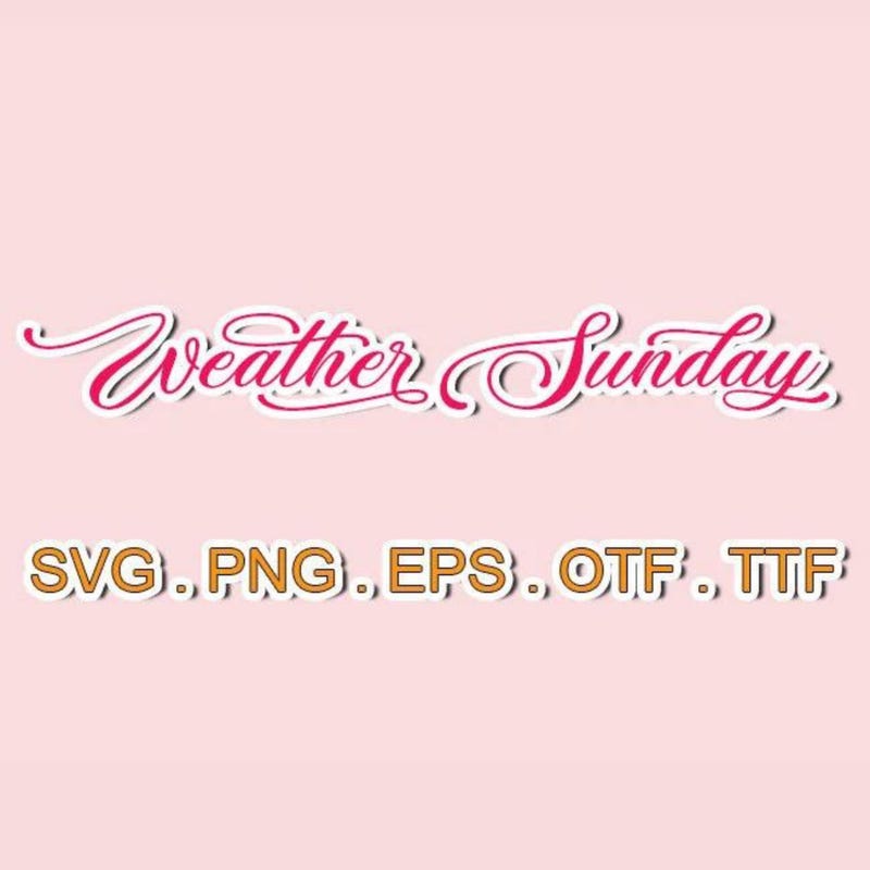 Weather Calligraphy - Etsy