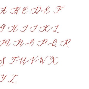 Melinda Font,dst,calligraphy Fonts,machine Embroidery,embroidery Font ...