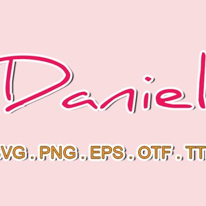 Daniel Font Files,svg Sillhoutte,sans Serif Svg,svg Fonts Bundle,svg ...