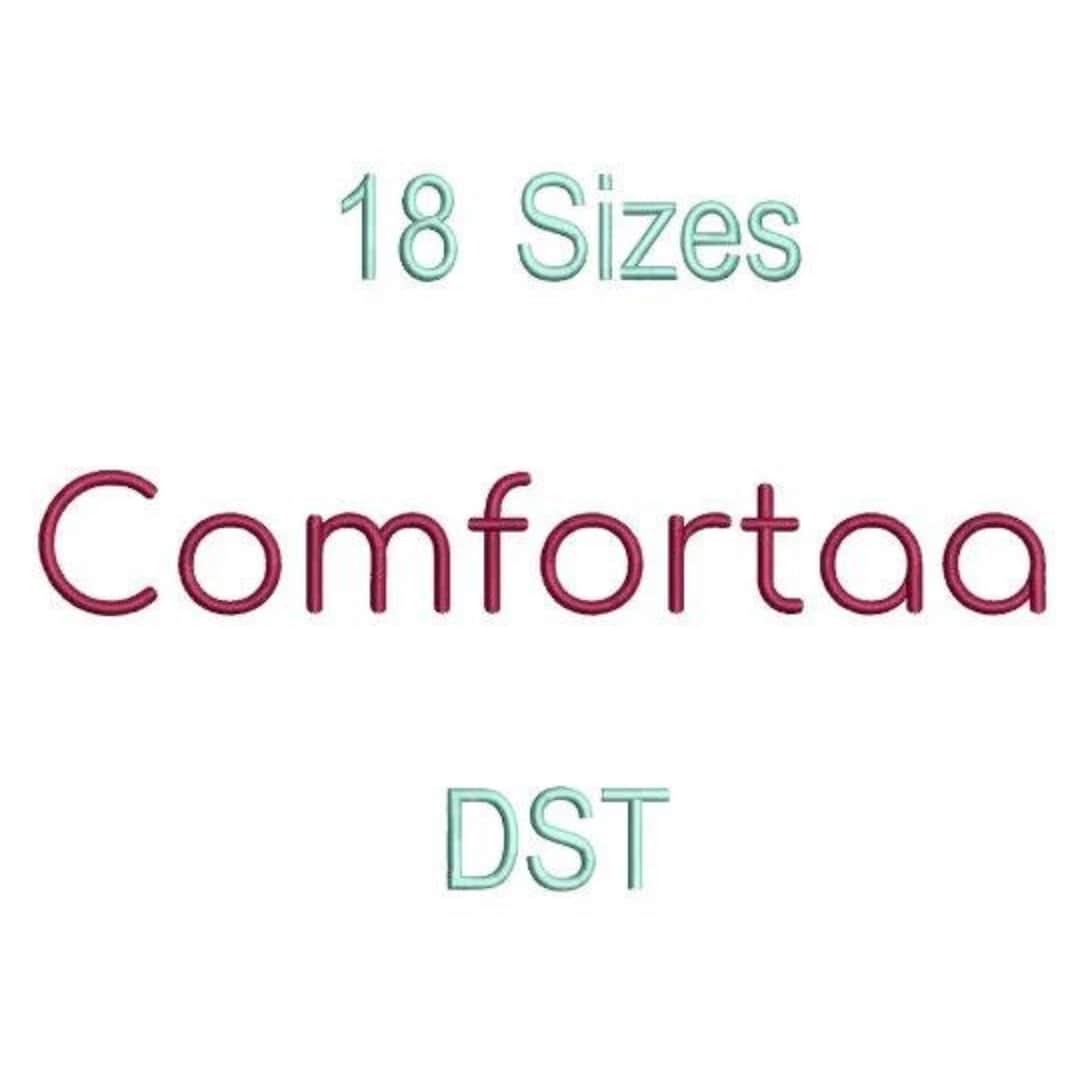 Comfortaa Font,dst,calligraphy Fonts,machine Embroidery,embroidery Font ...