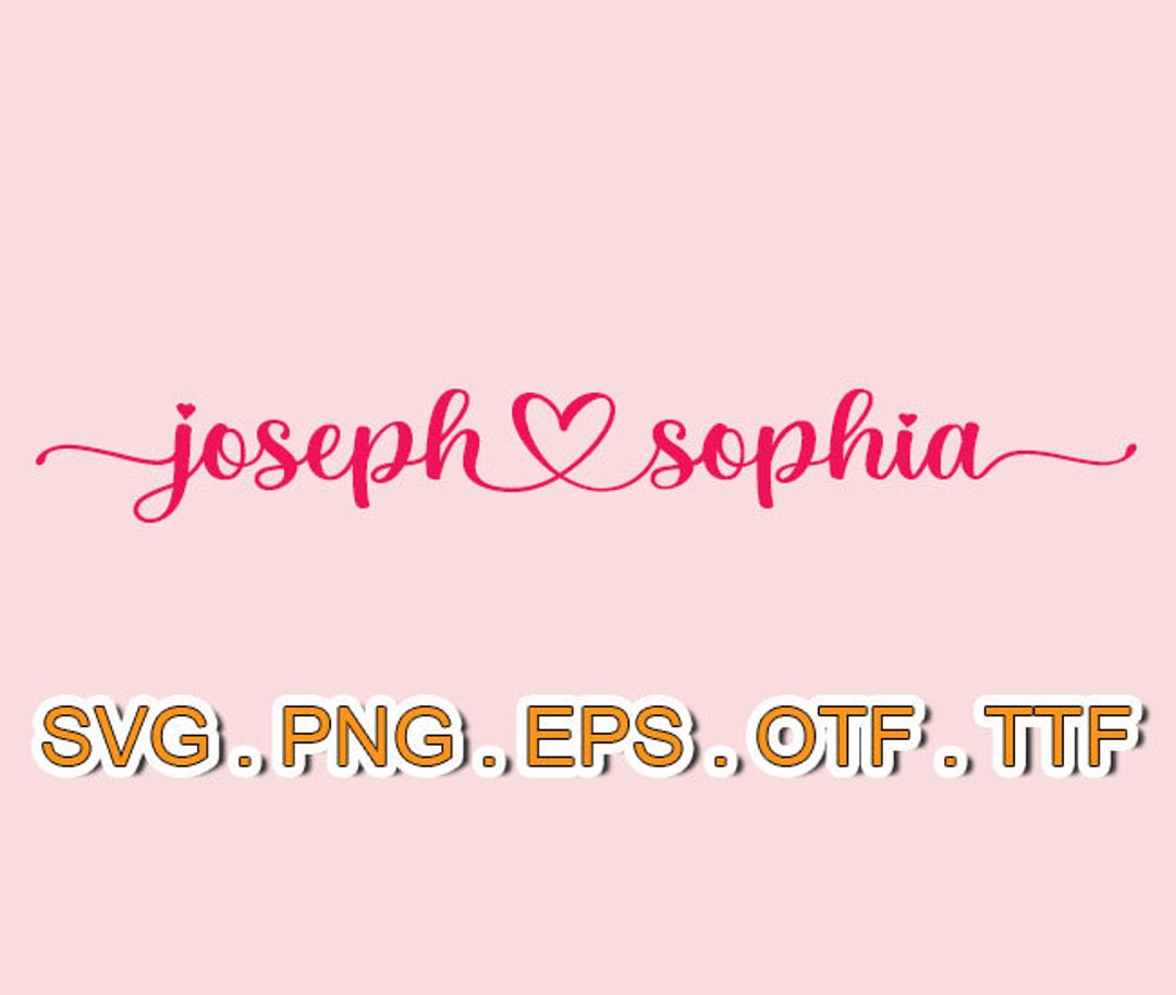 Joseph Sophia Font Files,svg Sillhoutte,sans Serif Svg,svg Fonts Bundle ...