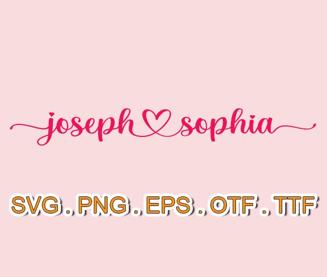 Joseph Sophia Font Files,svg Sillhoutte,sans Serif Svg,svg Fonts Bundle ...