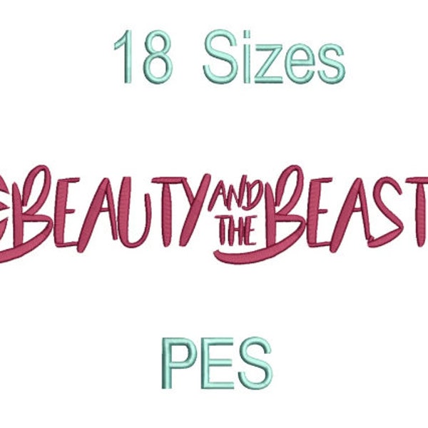 Beauty and the Beast Font - Etsy