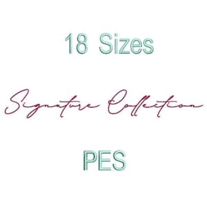 Signature Collection Script Font - Etsy
