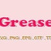 Grease Font Files,svg Sillhoutte,sans Serif Svg,svg Fonts Bundle,svg ...