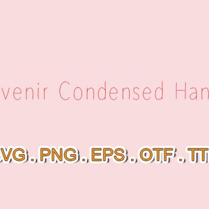 Avenir Condensed Hand Font Files,svg Sillhoutte,sans Serif Svg,svg ...