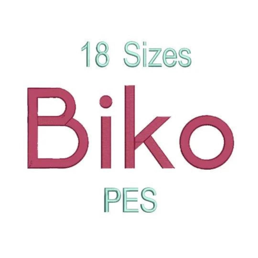 Biko Font,pes,calligraphy Fonts,machine Embroidery,embroidery Font ...