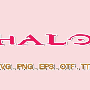 Halo Font Files,svg Sillhoutte,sans Serif Svg,svg Fonts Bundle,svg ...