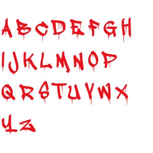 A Dripping Marker Font Svg Files,svg Sillhoutte,sans Serif Svg,svg ...