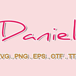 Daniel Font Files,svg Sillhoutte,sans Serif Svg,svg Fonts Bundle,svg ...