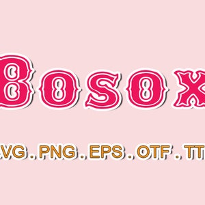 Bosox Font Files,svg Sillhoutte,sans Serif Svg,svg Fonts Bundle,svg ...