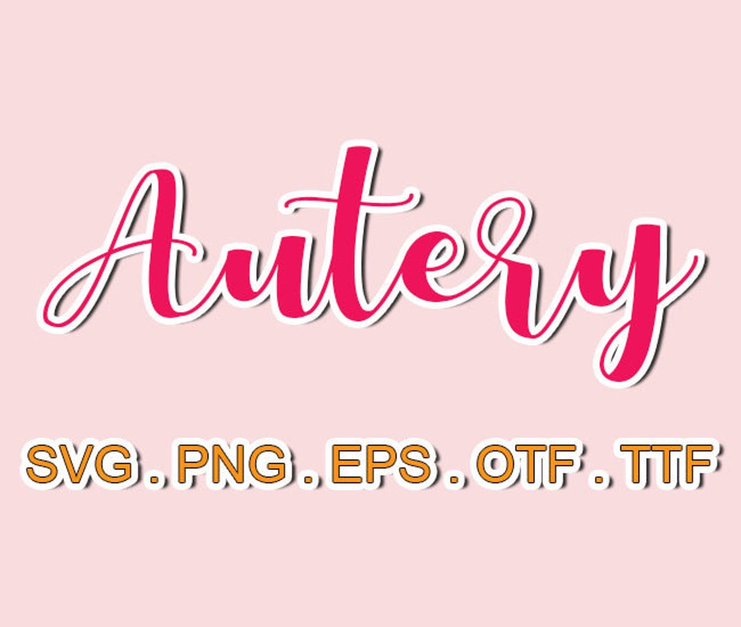 Autery Font Files,svg Sillhoutte,sans Serif Svg,svg Fonts Bundle,svg ...