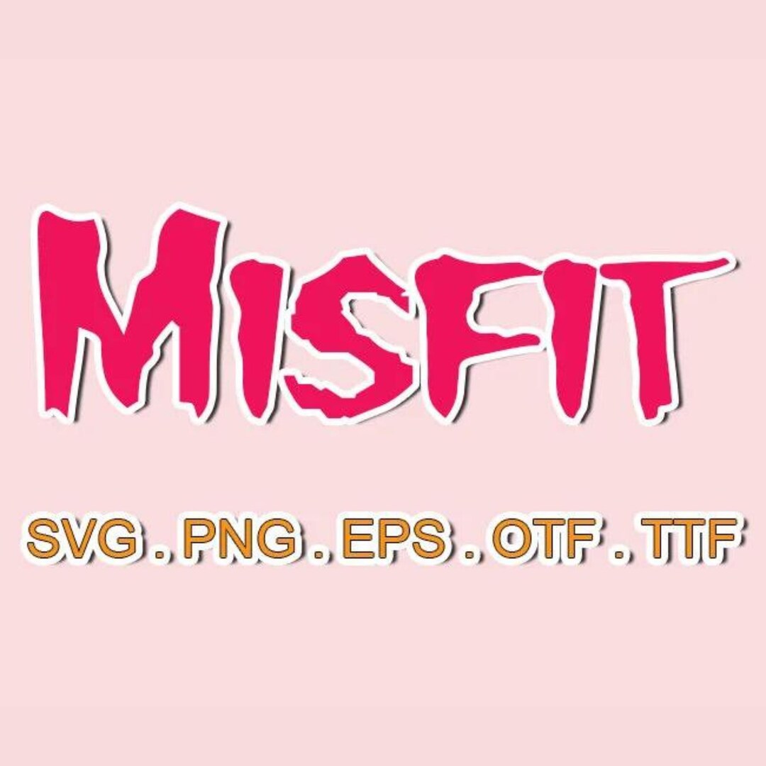 Misfit Font Files,svg Sillhoutte,sans Serif Svg,svg Fonts Bundle,svg ...