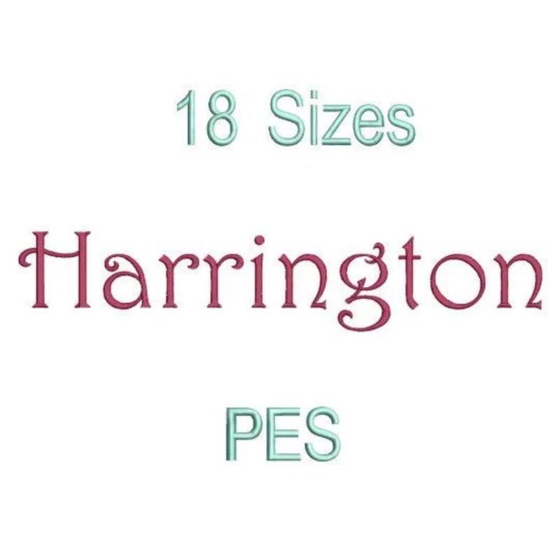 Harrington Font - Etsy