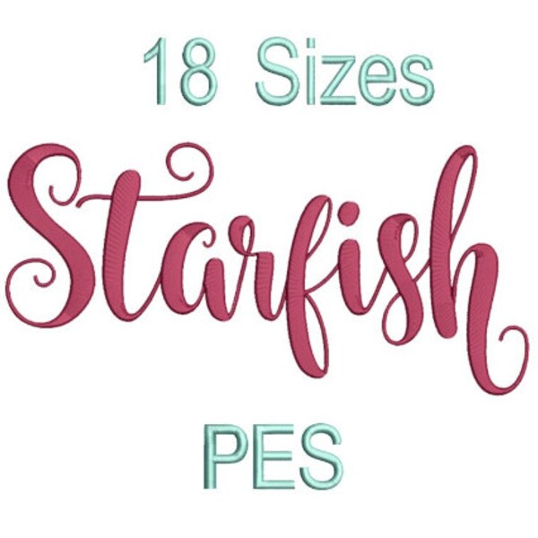 Cursive Embroidery Font - Etsy