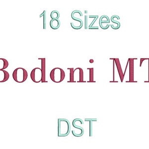 Bodoni MT Font,dst,calligraphy Fonts,machine Embroidery,embroidery Font ...