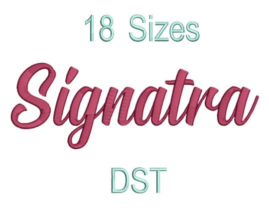 Signatra Fontdstcalligraphy Fontsmachine - Etsy