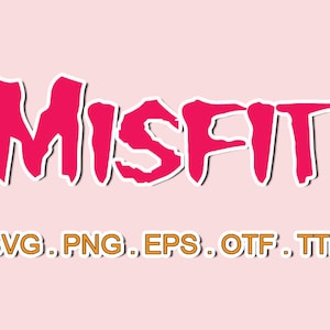 Misfit Font Files,svg Sillhoutte,sans Serif Svg,svg Fonts Bundle,svg ...