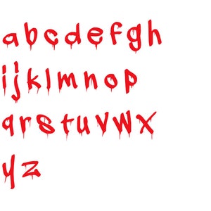 A Dripping Marker Font Svg Files,svg Sillhoutte,sans Serif Svg,svg ...