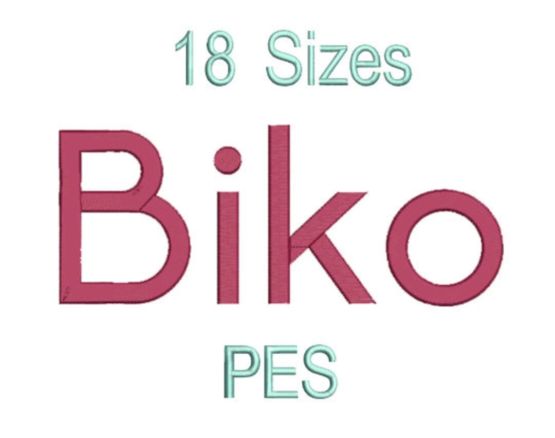 Biko Font,pes,calligraphy Fonts,machine Embroidery,embroidery Font ...