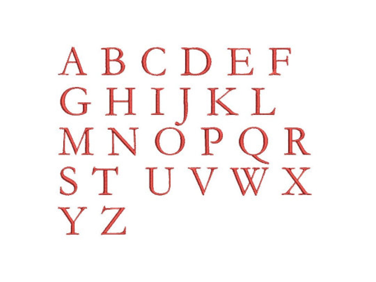 Garamond Font,pes,calligraphy Fonts,machine Embroidery,embroidery Font ...