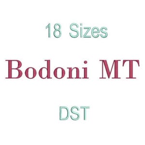 Bodoni MT Font,dst,calligraphy Fonts,machine Embroidery,embroidery Font ...