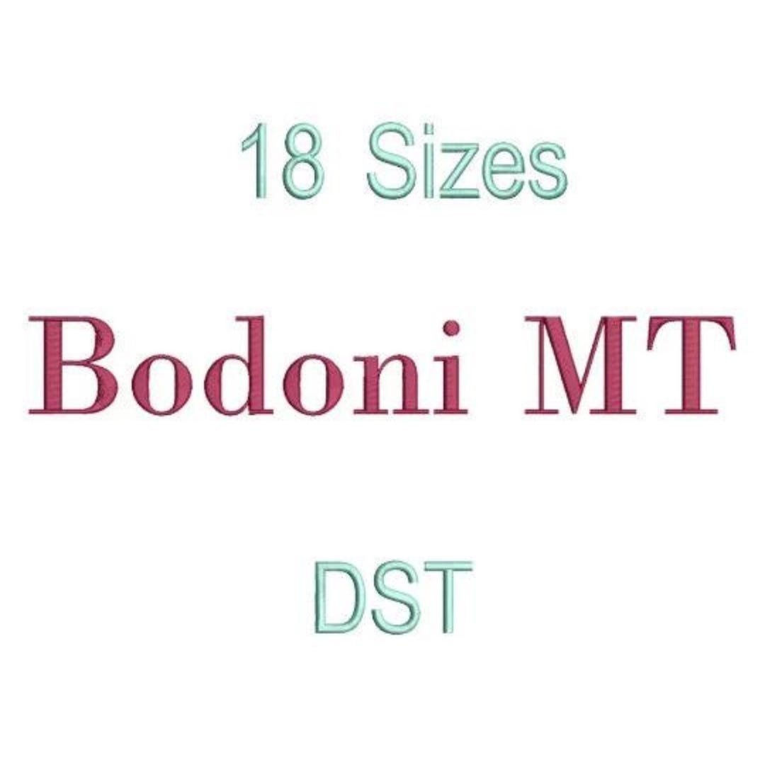 Bodoni MT Font,dst,calligraphy Fonts,machine Embroidery,embroidery Font ...
