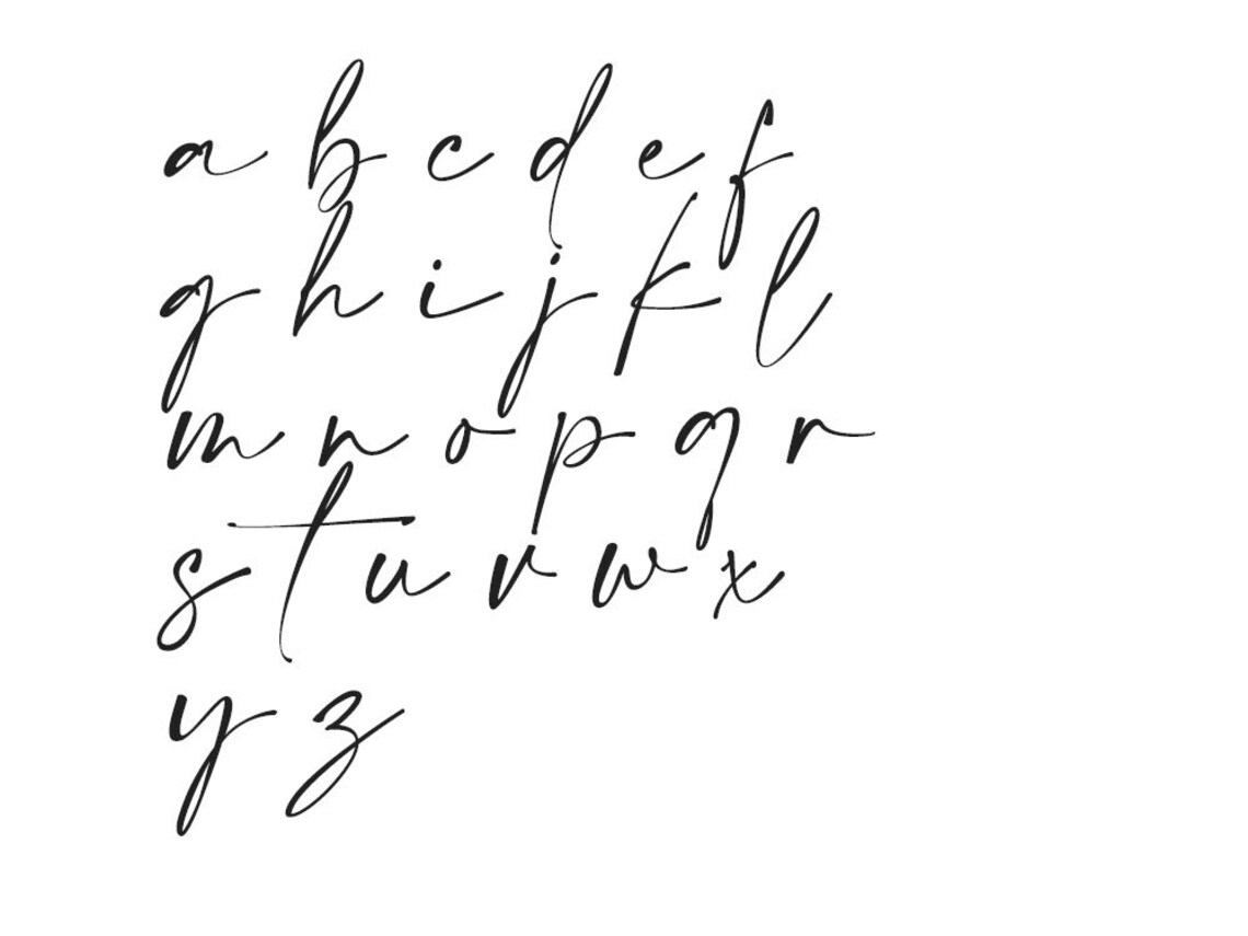 Amalfi Coast Font Svg Filessvg Sillhouttesans Serif Svgsvg - Etsy UK