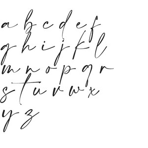 Amalfi Coast Font Bundle - Handwritten Calligraphy SVG Files for Cricut ...