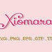 Xiomara Schriftarten, SVG Sillhoutte, Sans Serif SVG, SVG Schriftarten ...