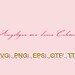 Angelique Font SVG Files: Sans Serif, Monogram Cricut (digital Download ...