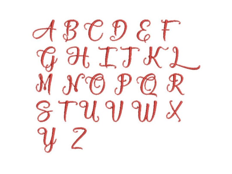 Athena of the Ocean Font,dst,calligraphy Fonts,machine Embroidery ...