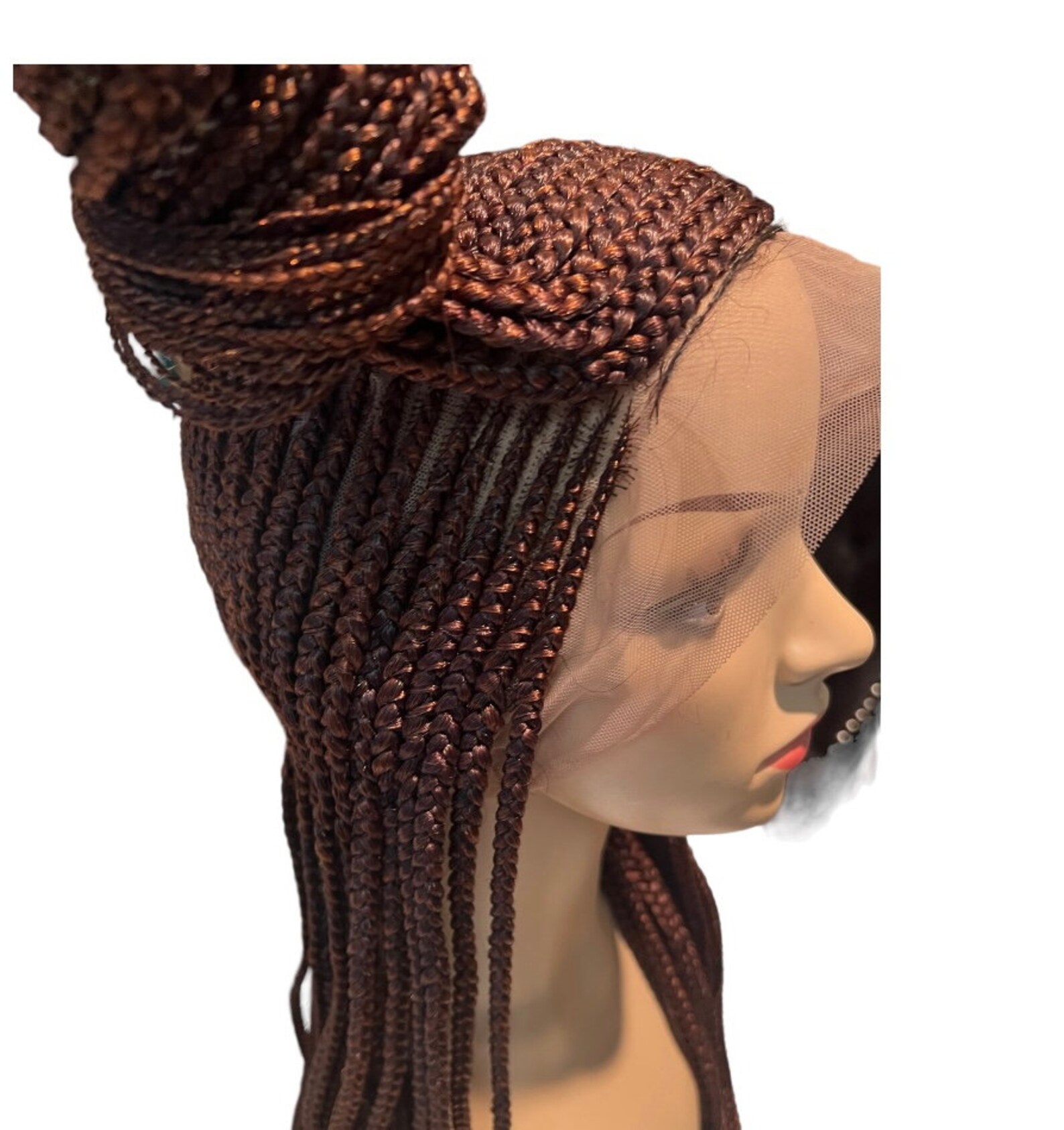 Ready to Ship Beautiful Realistic Braided Wig - Etsy