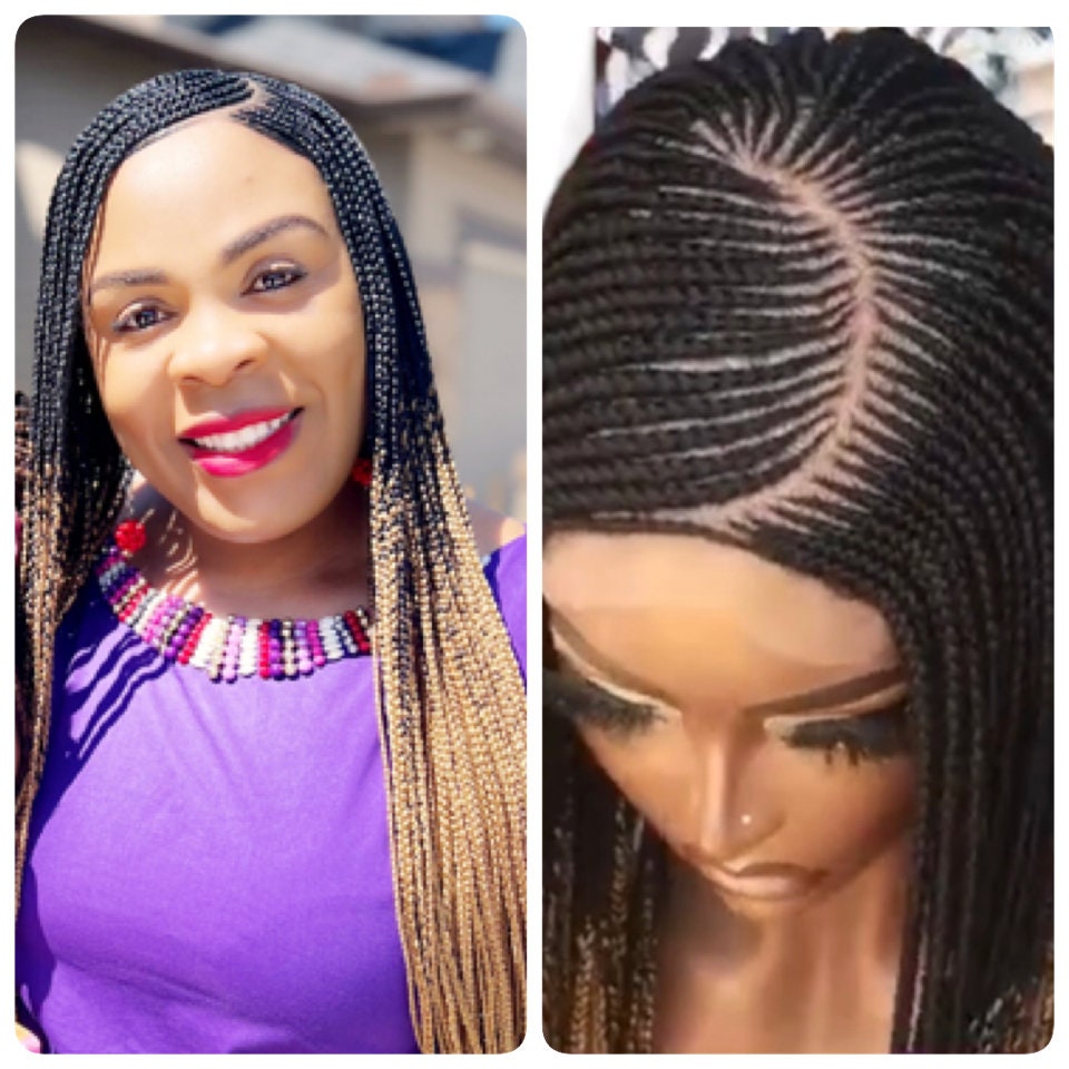 Ready to Ship Braided Realistic Wig - Etsy