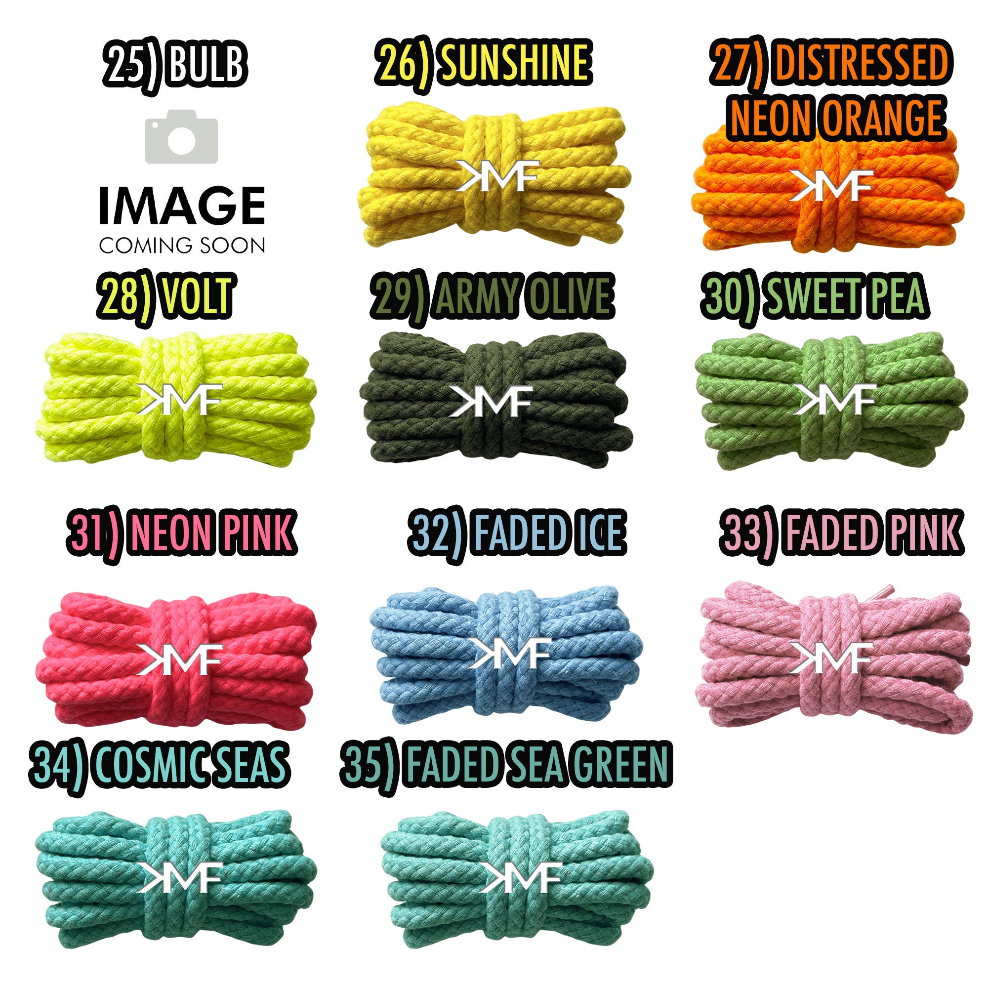 Braided Rope Shoelaces Brand New Premium Quality Thick Replacement ...