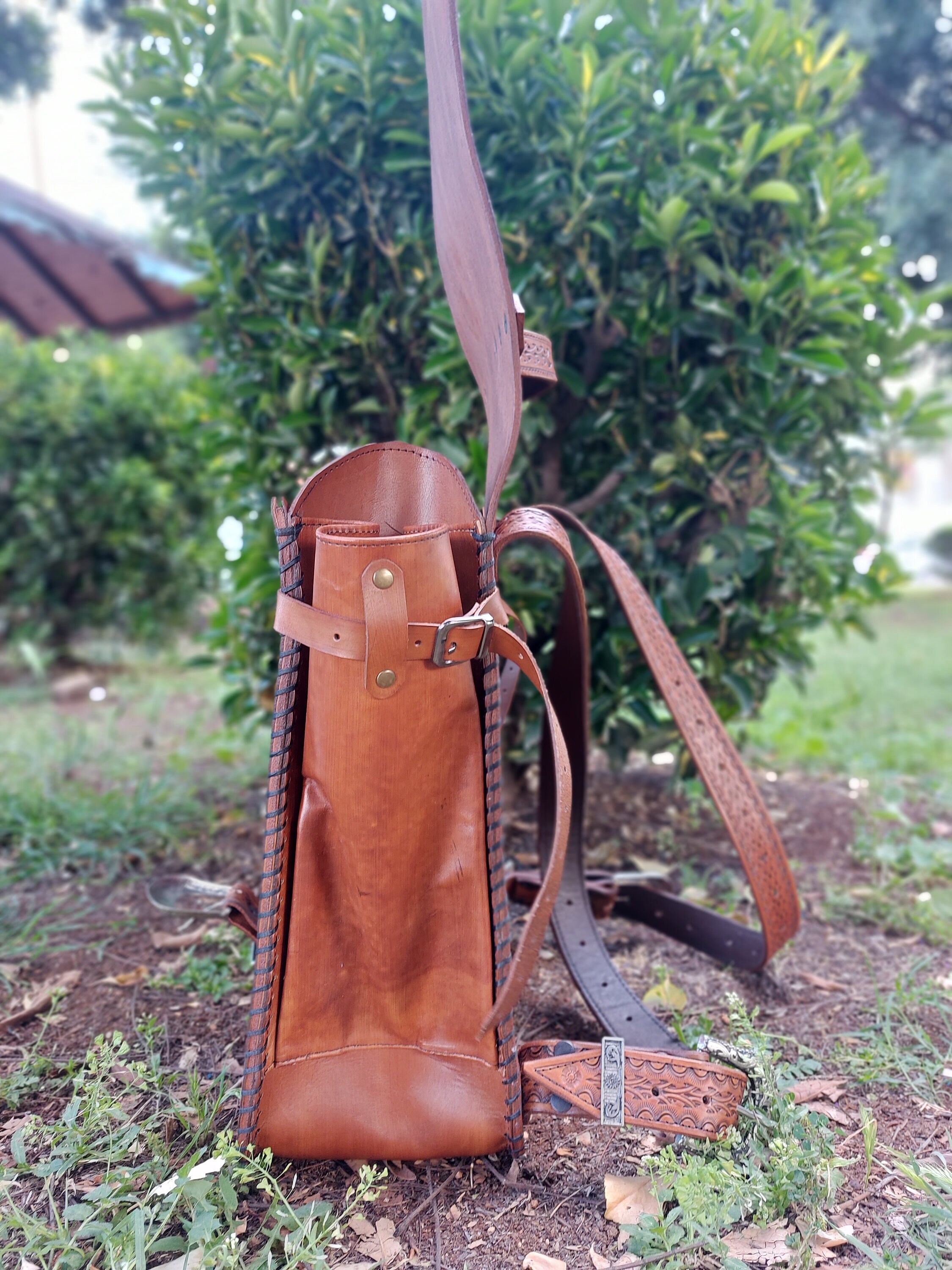 Leather Backpack , Vintage Style Backpack, Mens Backpack, Womens ...