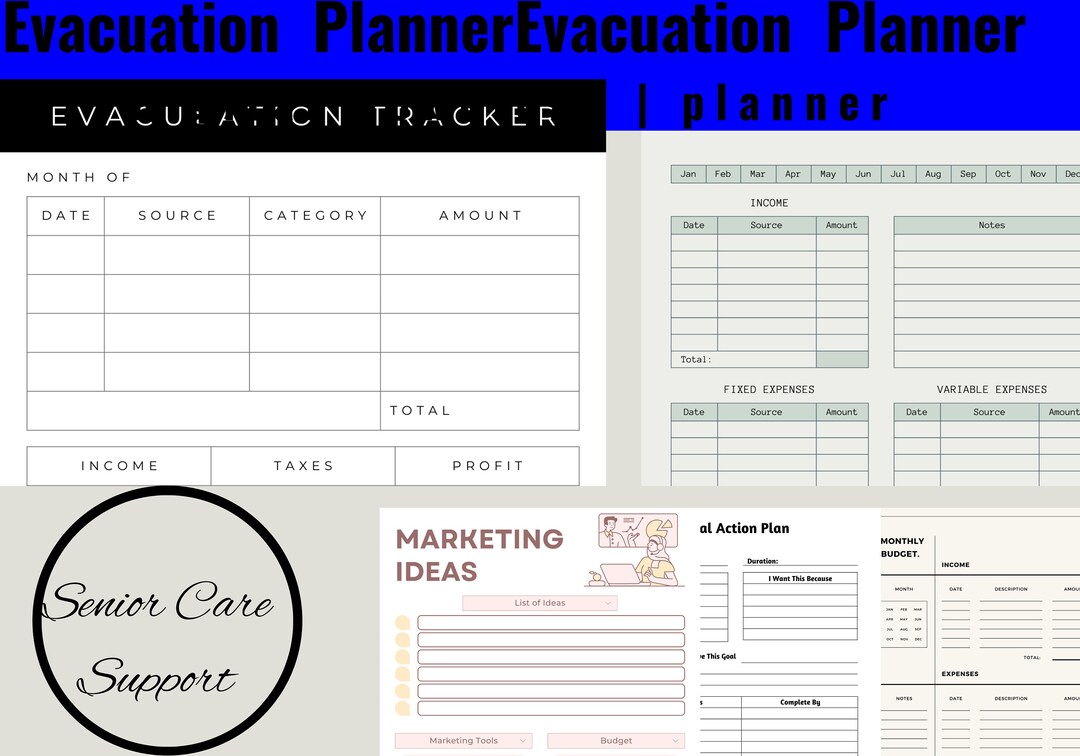 Evacuation Planner - Etsy