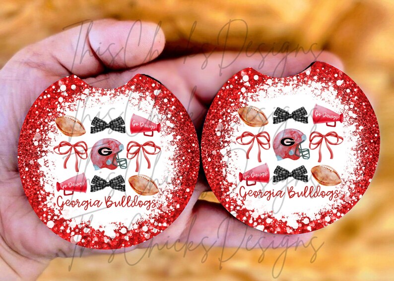 GA PNG Car Coaster Designs, Round Sublimation Design, Car Freshie ...