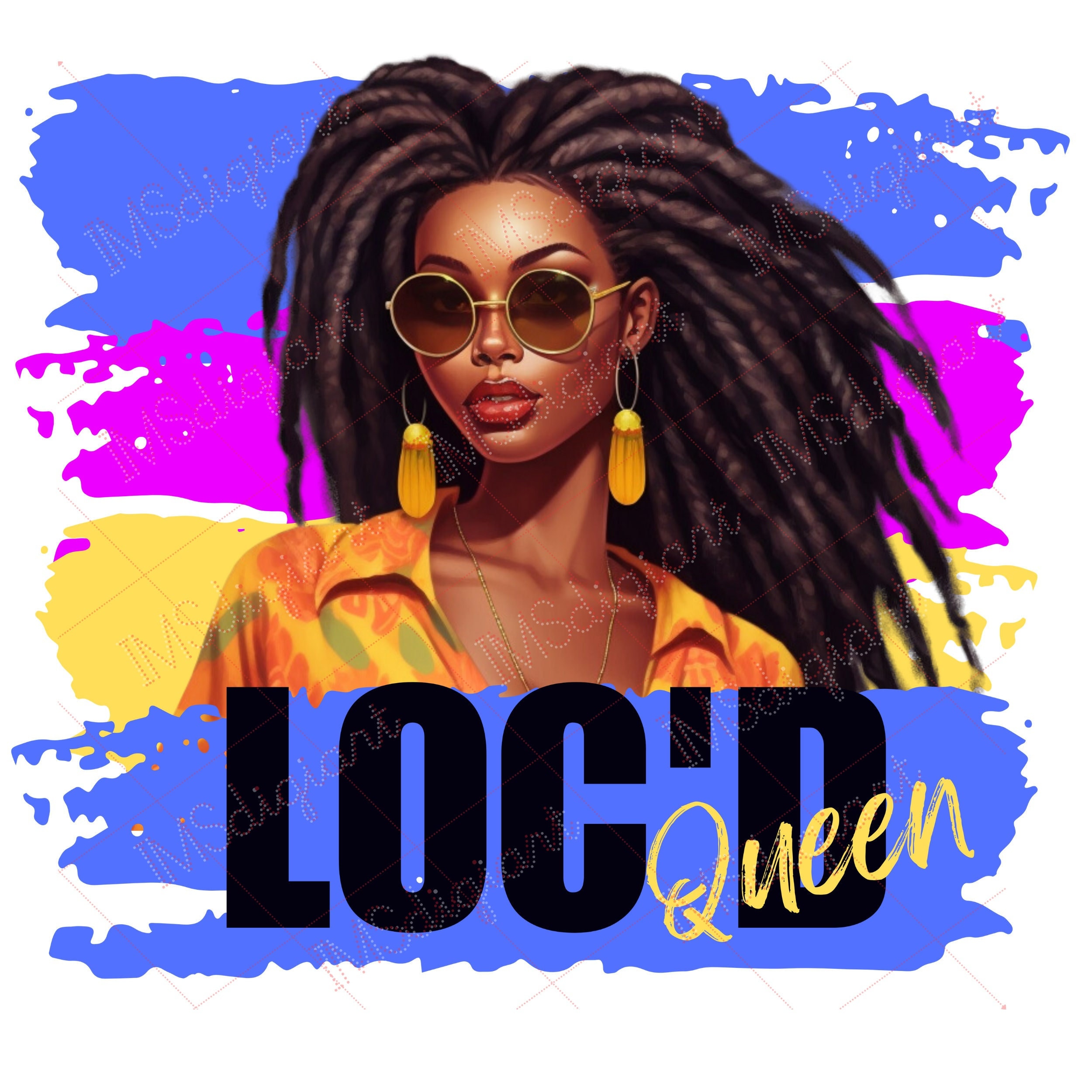 Loc'd PNG | Loc'd Queen PNG| Beautiful Black Woman With Locs PNG | T ...