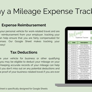 Mileage Expense Tracker, Mileage Log, Mileage Calculator, Mileage ...