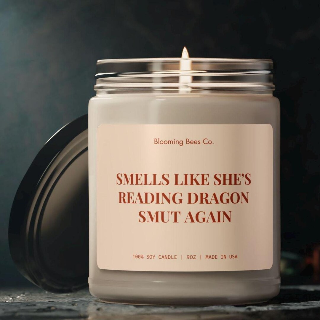 Smells Like She's Reading Dragon Smut Again Fantasy Book Lover Gift ...