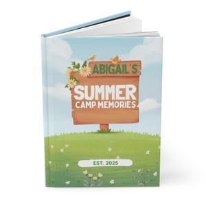 Personalized Summer Camp Memory Book for Kids Custom Camp Journal With ...