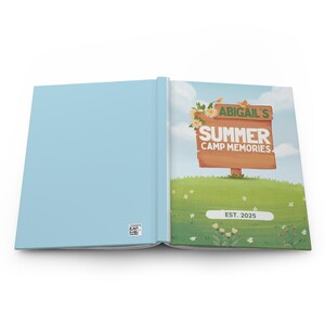 Personalized Summer Camp Memory Book for Kids Custom Camp Journal With ...