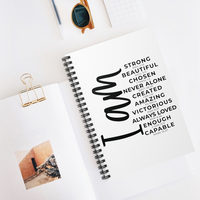 Christian Notebook, Christian Quotes, Inspirational Notebook ...