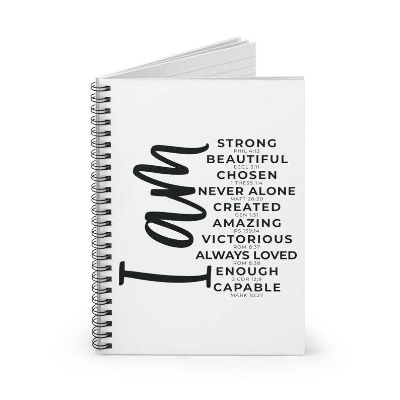 Christian Notebook, Christian Quotes, Inspirational Notebook ...