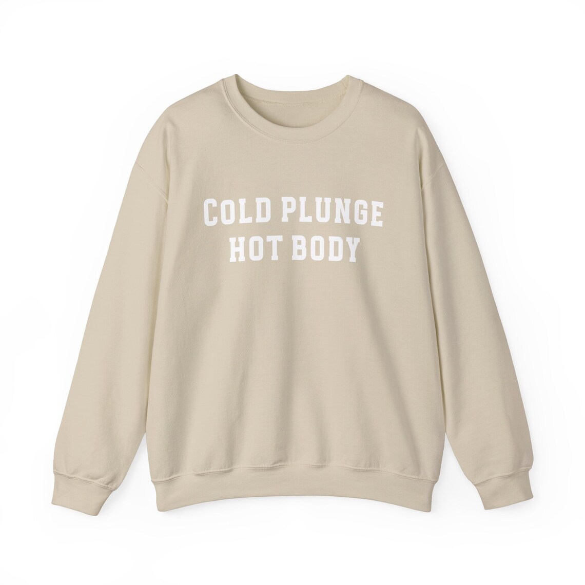 Cold Plunge Hot Body Sweatshirt, Ice Bath Lovers, Cold Plunge Crewneck ...