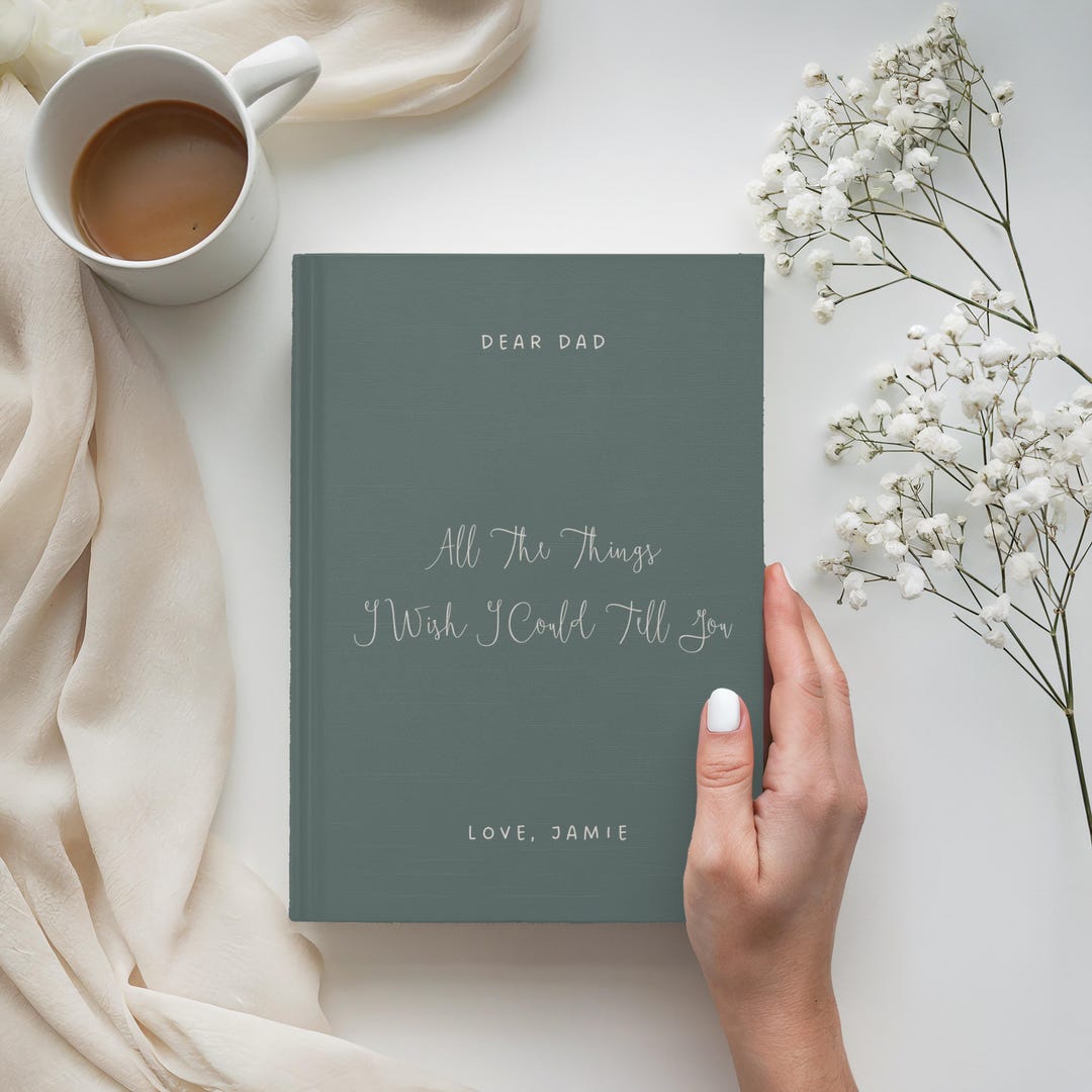 Custom Grief Journal, Personalized Memorial Journal Grief Gift, Loss of ...
